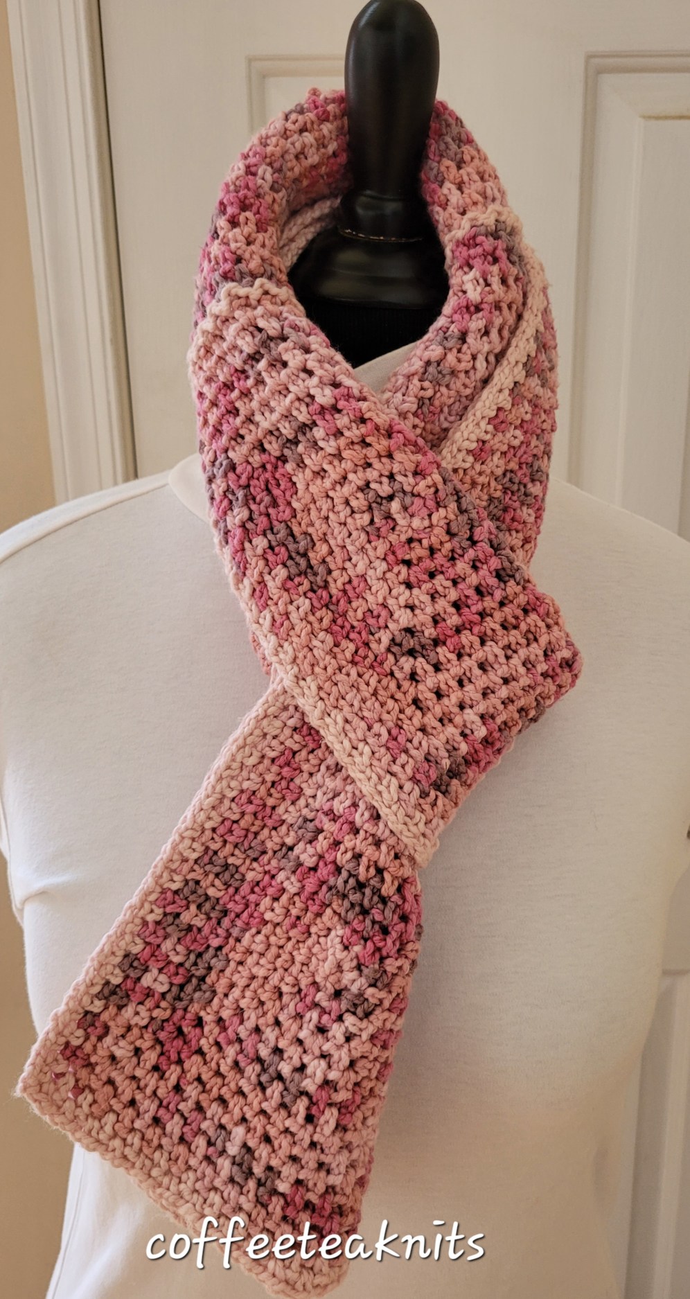 The Patchwork Petal Scarf Pattern | Coffee Tea Knits