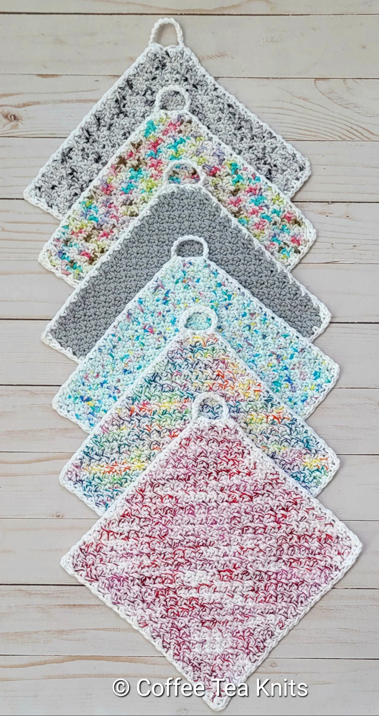 The Textured Dishcloth Pattern | Coffee Tea Knits