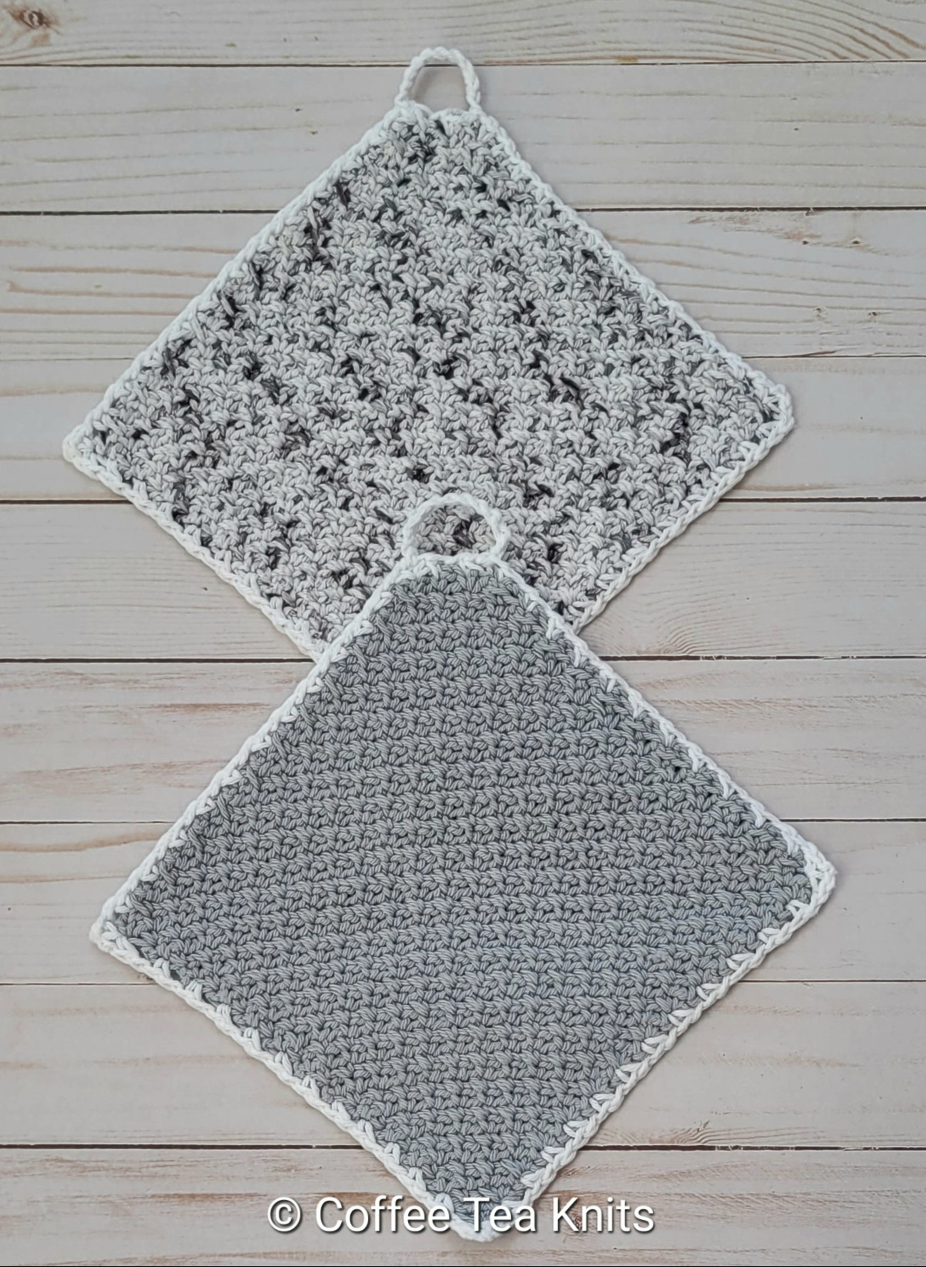 The Textured Dishcloth Pattern | Coffee Tea Knits